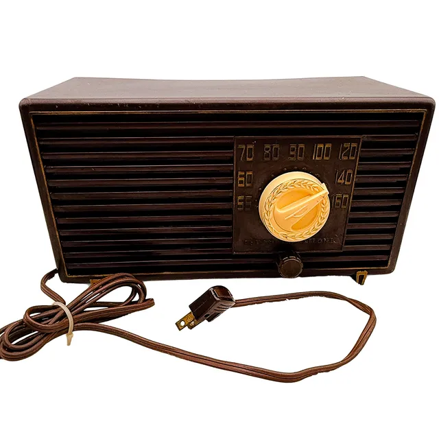 Vintage 1950s Philco Transitone Mahogany Brown Radio Model 53-560 Code ...
